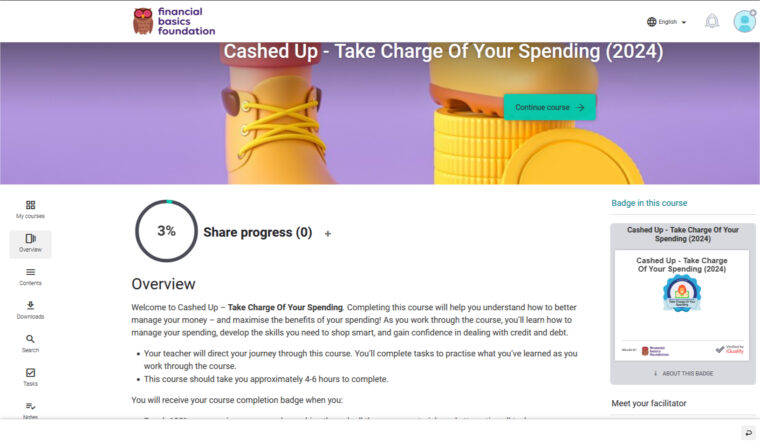 Cashed Up Learner Guide - Financial Basics Foundation